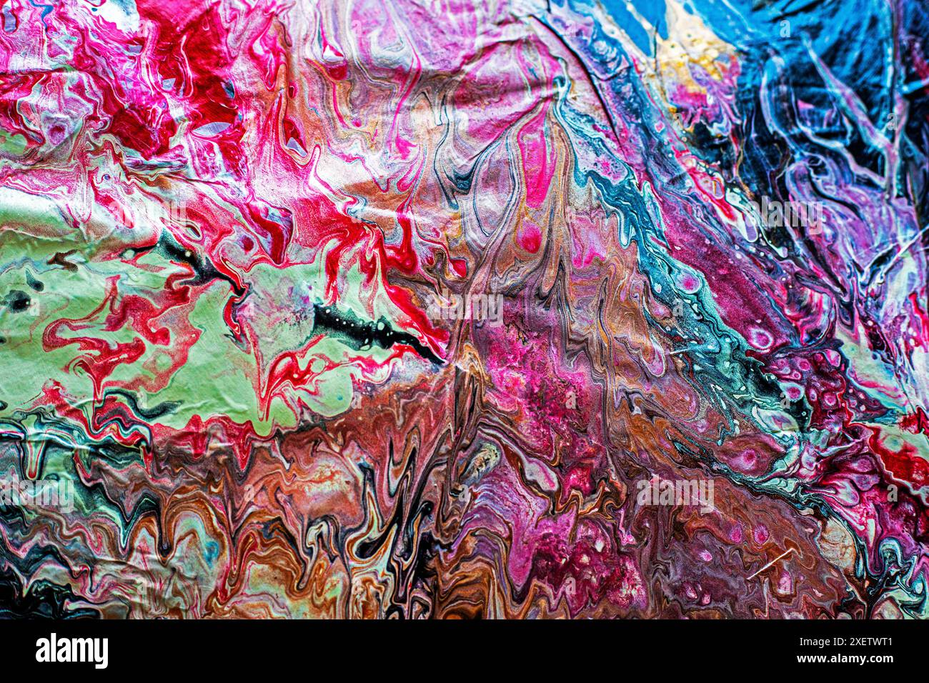 expressive multi-colored background in a modern interior. Psychology of ...