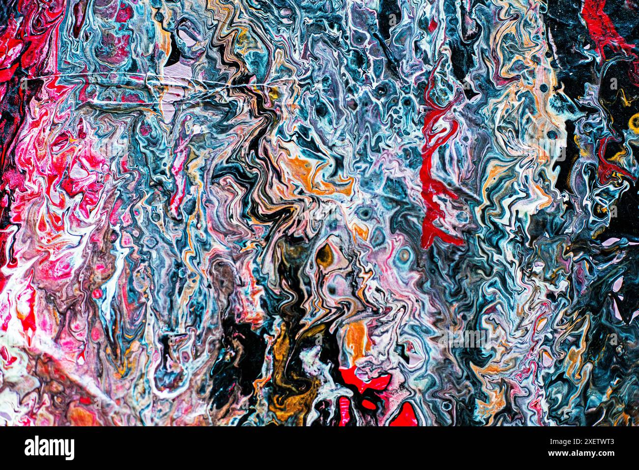 expressive multi-colored background in a modern interior. Psychology of ...