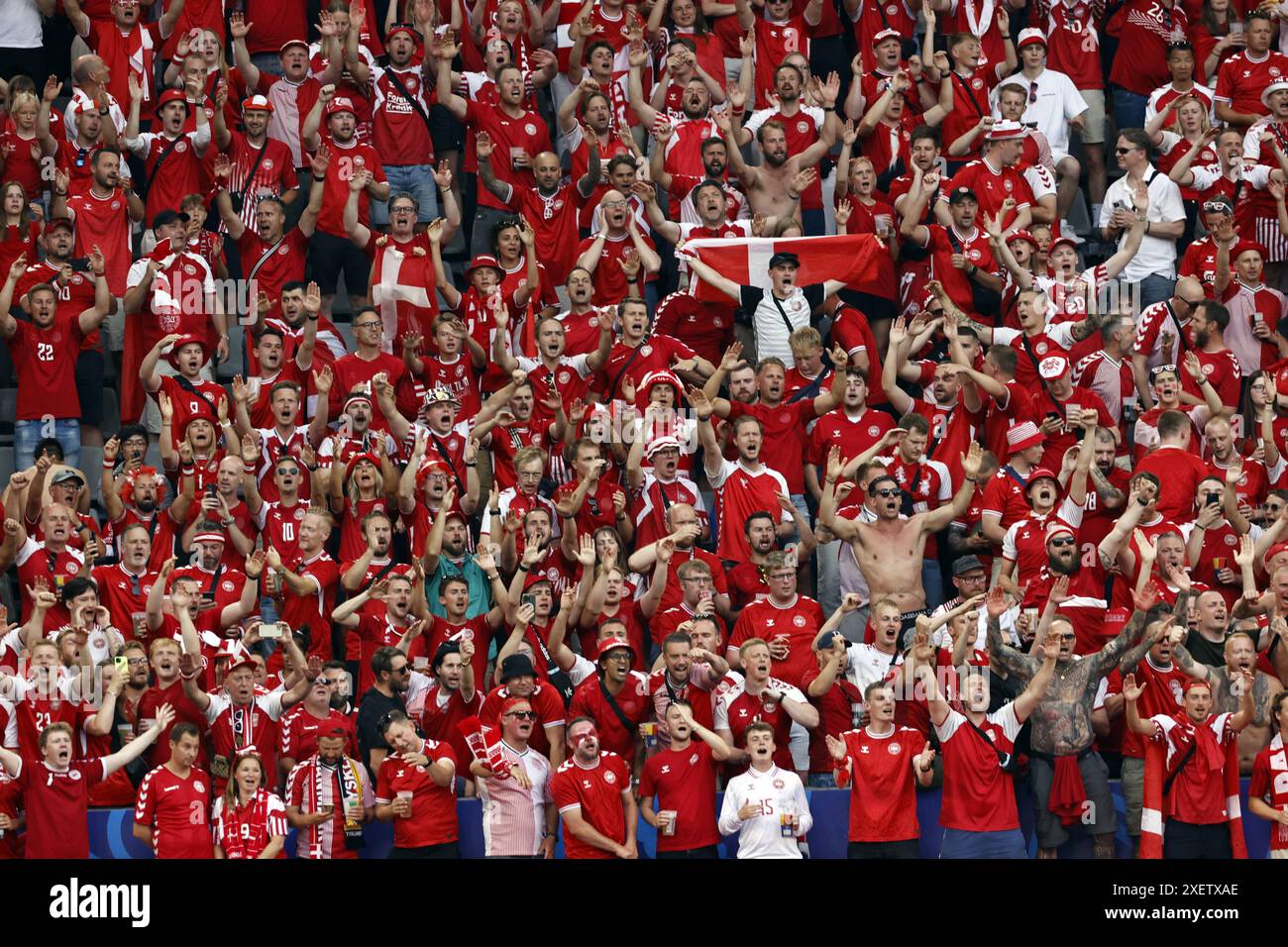 Germany denmark euro 2024 fans hi-res stock photography and images - Alamy