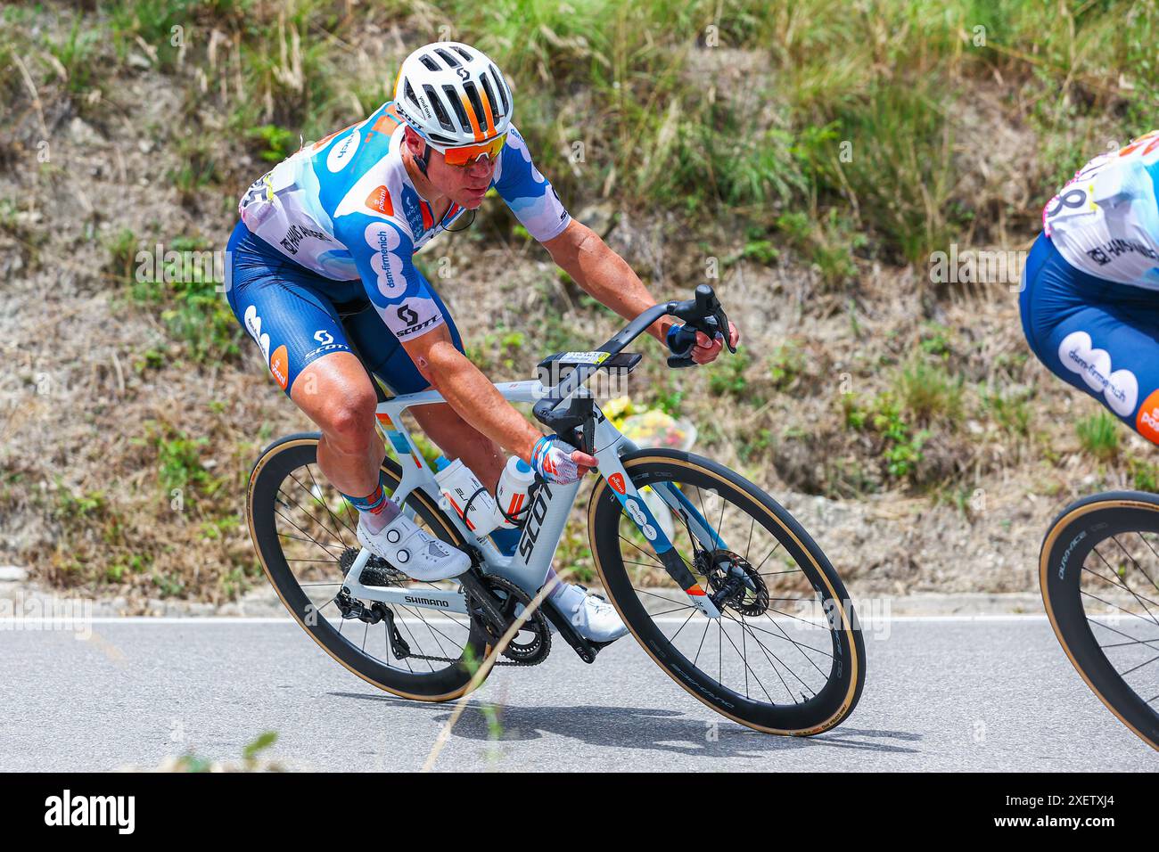 RIMINI, ITALY - JUNE 29 : Jakobsen Fabio (NED) of Team dsm-firmenich ...