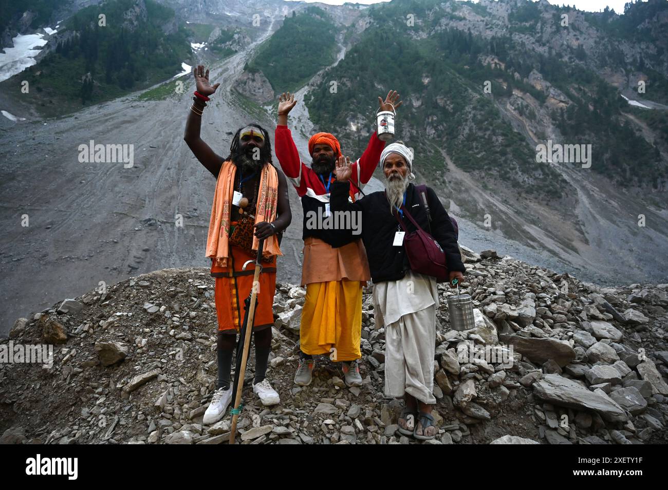 Sadhus in the himalayas hi-res stock photography and images - Alamy