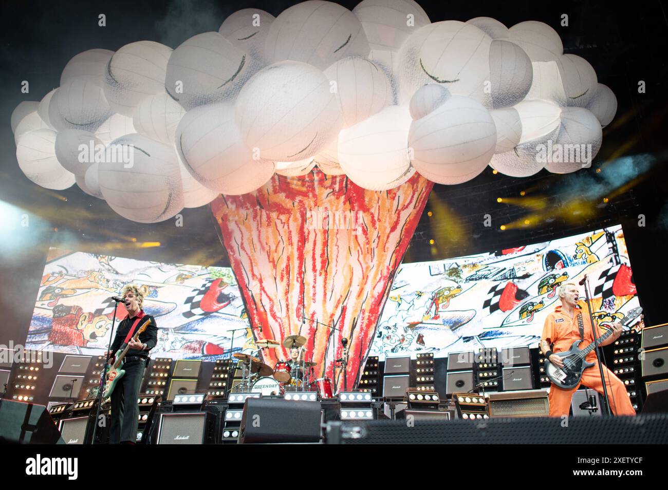 Green Day in Concert at Wembley Stadium Green Day in concert at Wembley ...