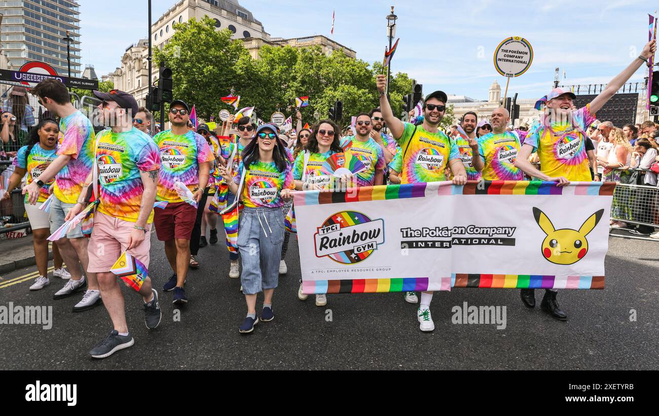 London, UK. 29th June, 2024. The Rainbow Gym group . Participants and ...