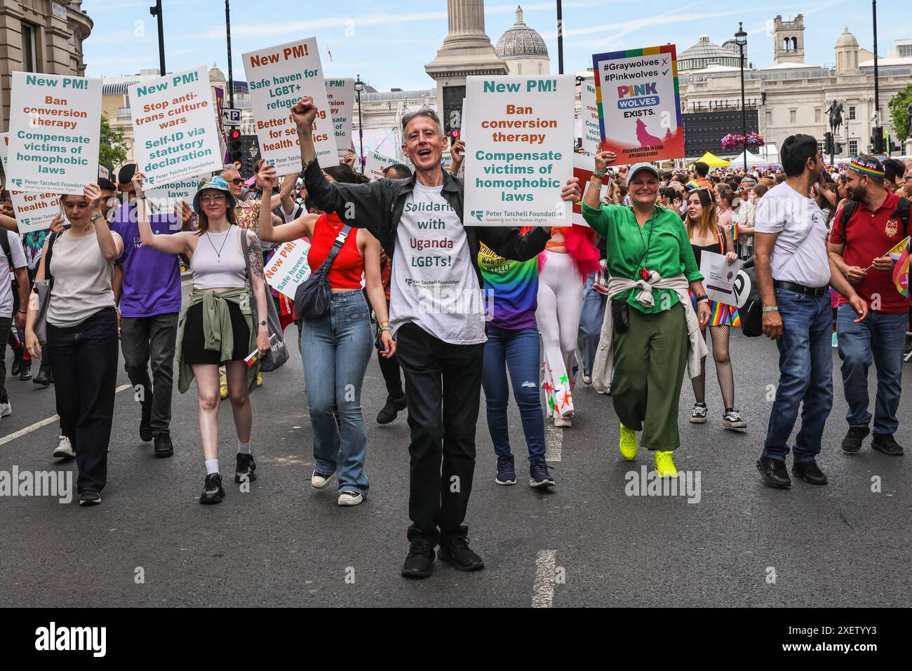 London, UK. 29th June, 2024. Peter Tatchell, one of the founders of ...