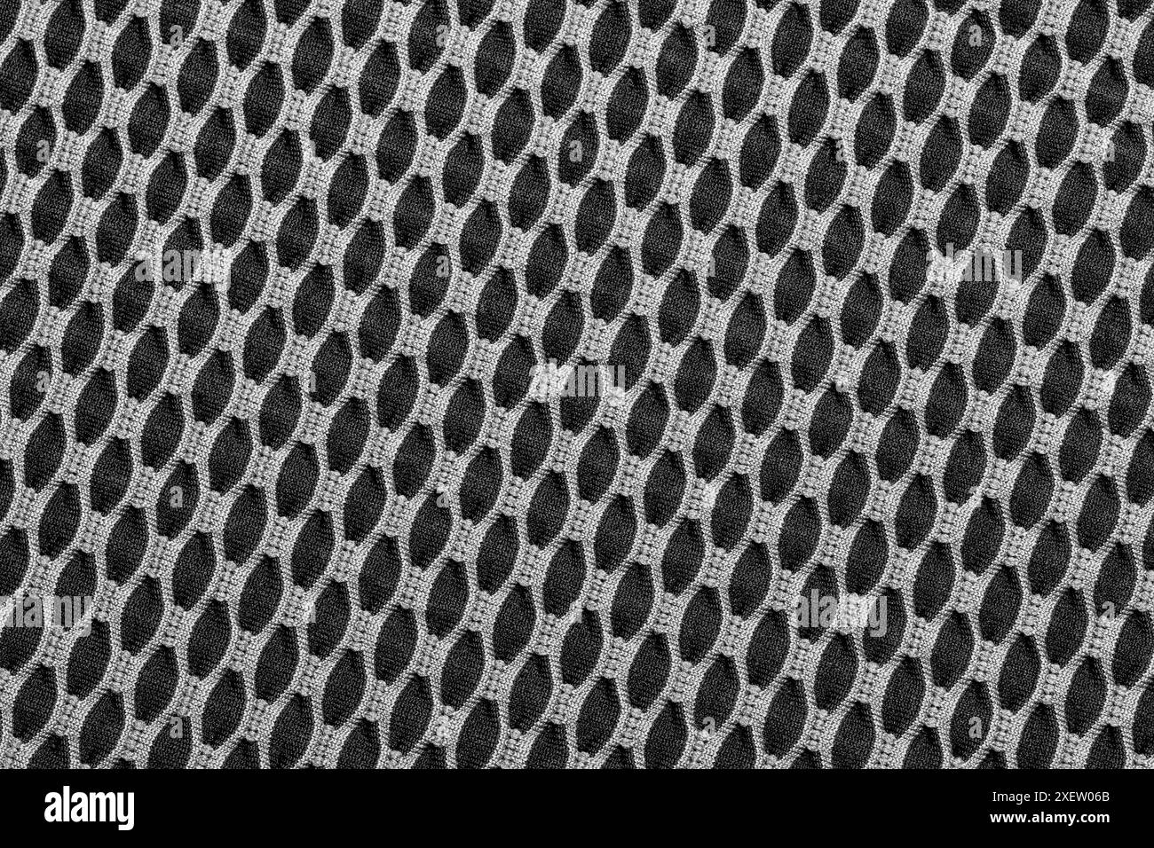 Full frame shot of grey mesh patterned fabric for background Stock ...