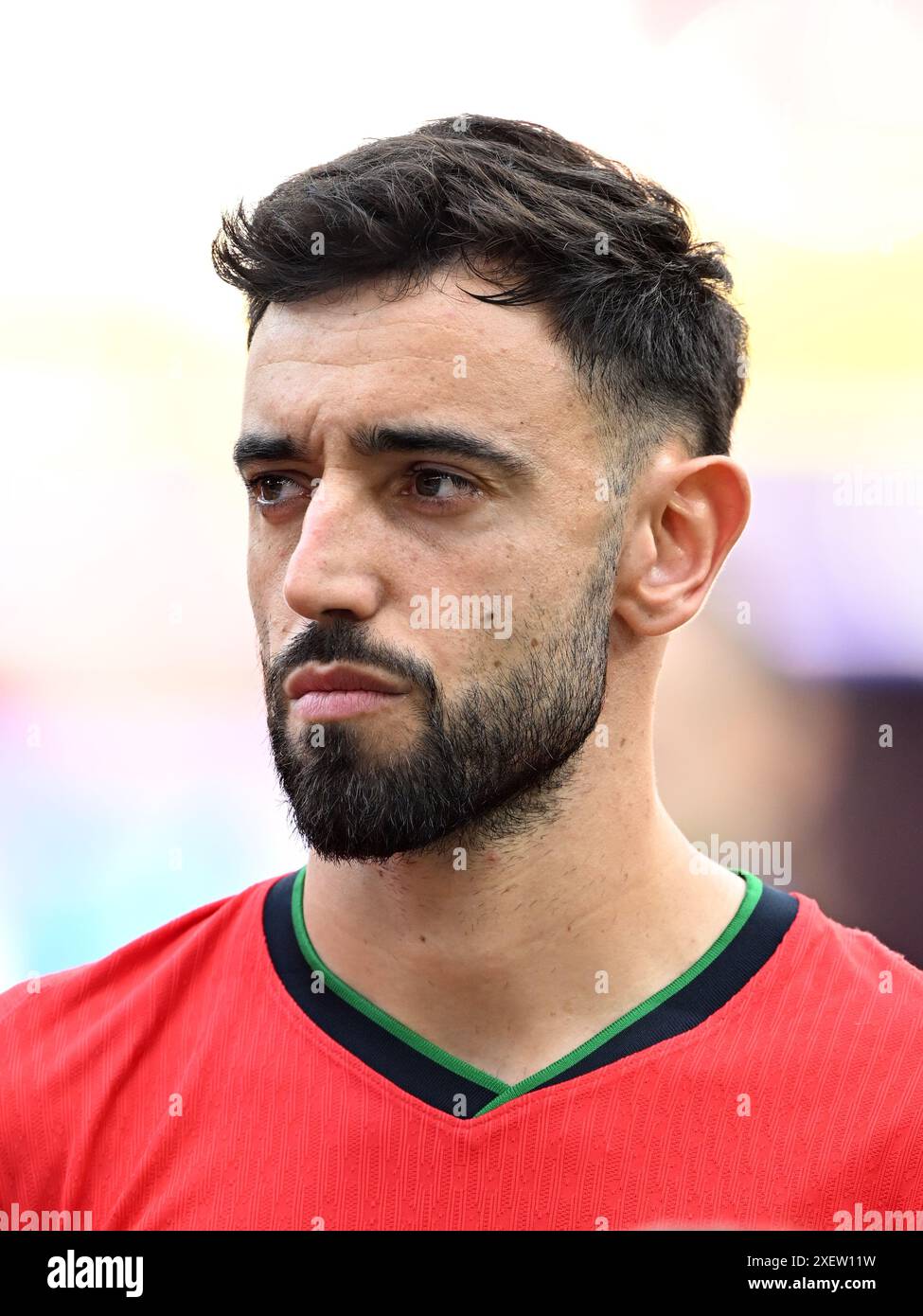 Dortmund - Bruno Fernandes of Portugal during the UEFA EURO 2024 group ...