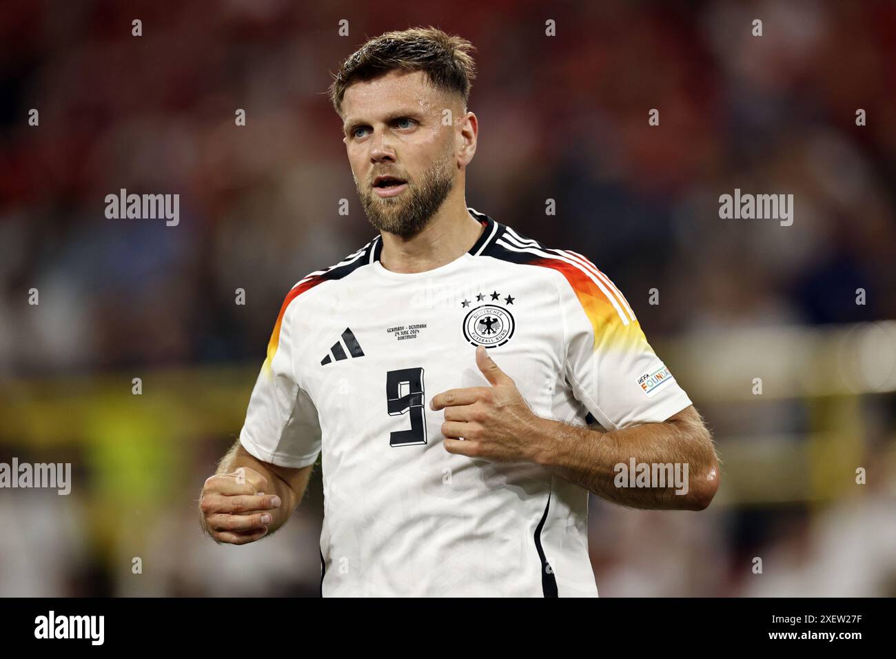 Dortmund - Niclas Fullkrug of Germany during the UEFA EURO 2024 round ...