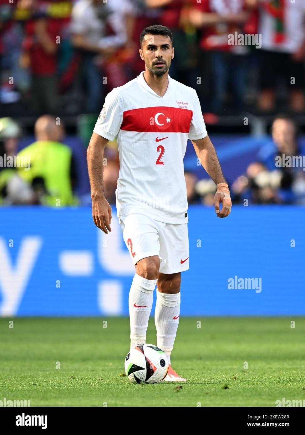 Dortmund - Zeki Celik of Turkey during the UEFA EURO 2024 group F match ...