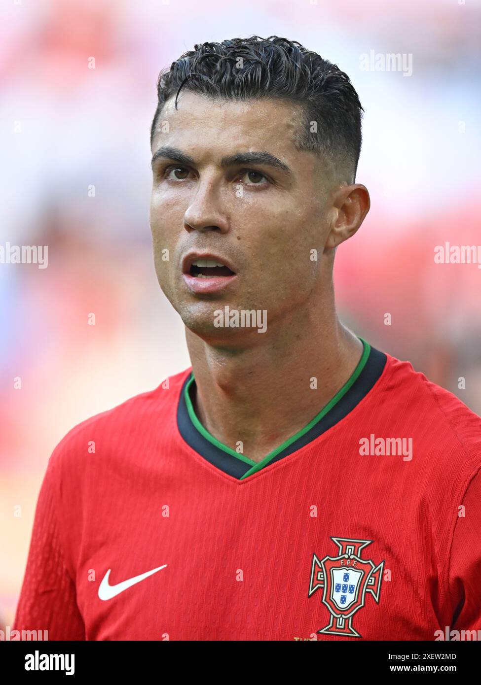 Dortmund - Cristiano Ronaldo of Portugal during the UEFA EURO 2024 ...