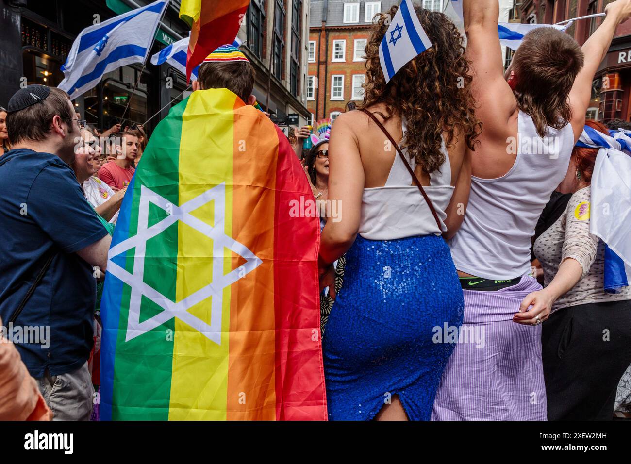 Soho, London, UK. 29th June 2024. Britain’s largest Jewish LGBT charity ...