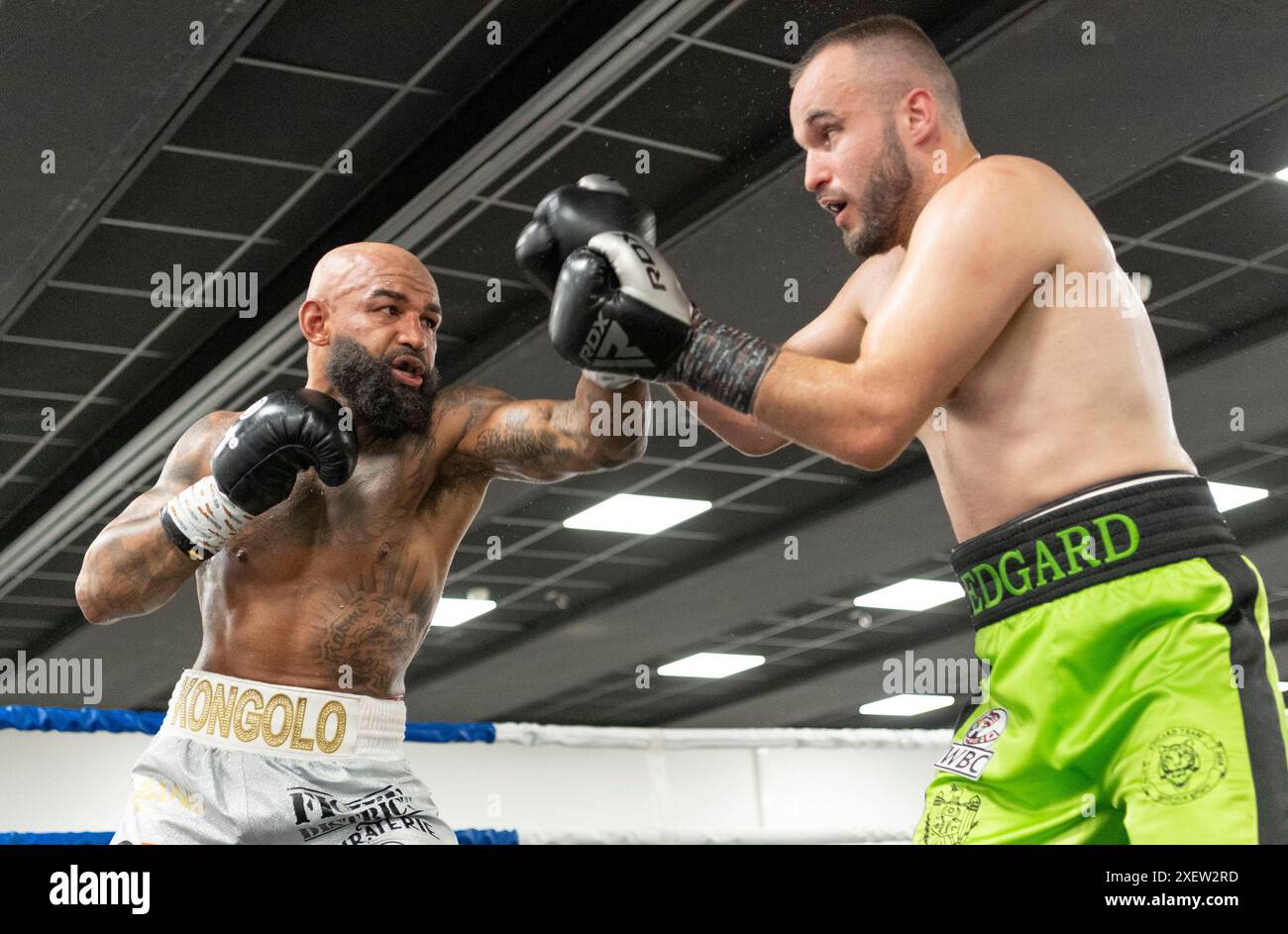 Geneva Switzerland, 06/29/2024: Yoann Kongolo super middleweight from ...