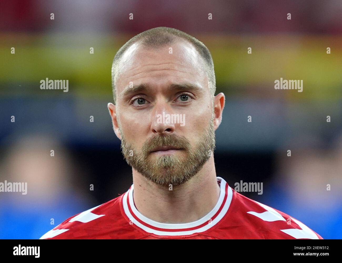 Denmark's Christian Eriksen during the UEFA Euro 2024 round of 16 match ...