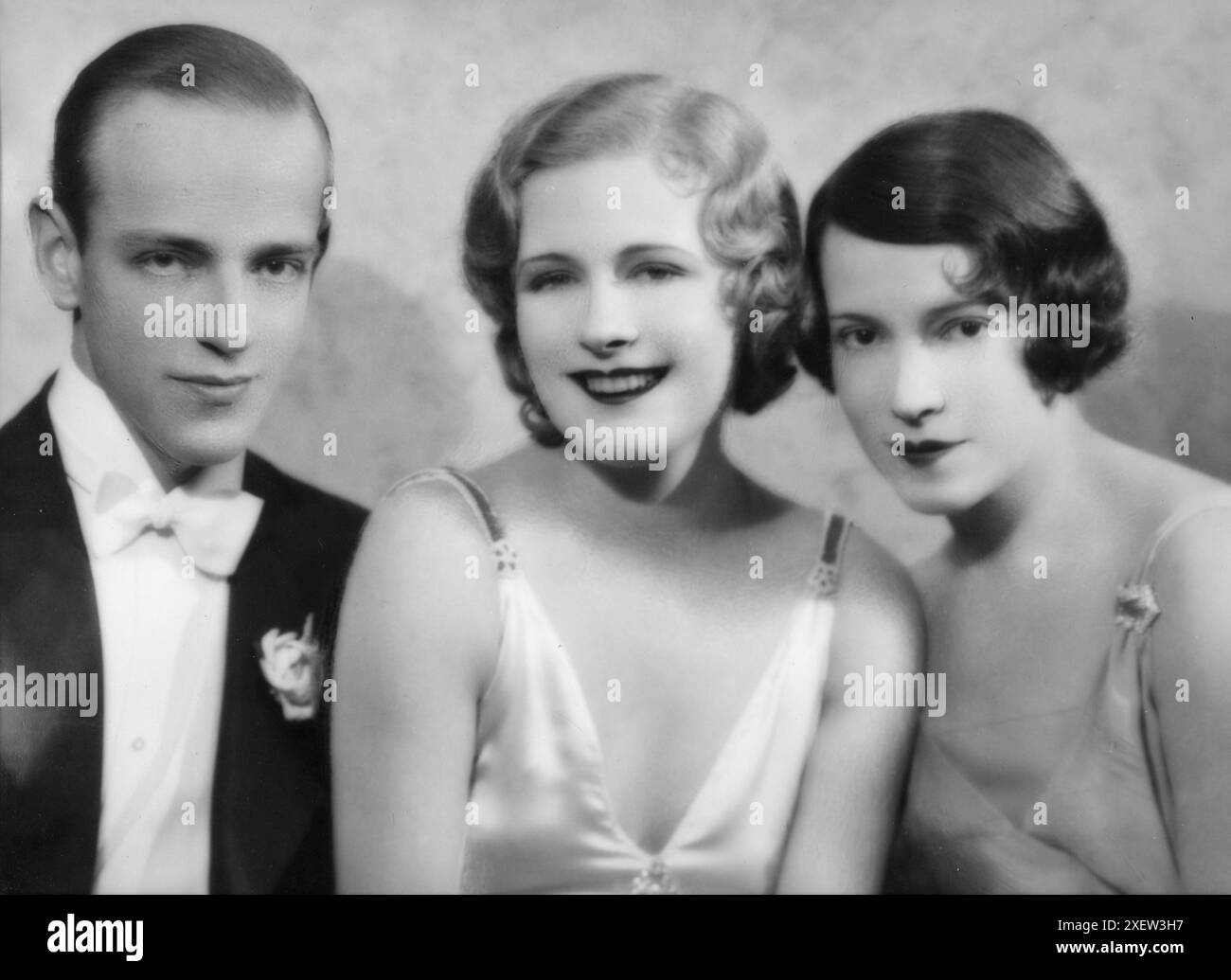 Fred Astaire Marilyn Miller And Adele Astaire In A 1930 Publicity