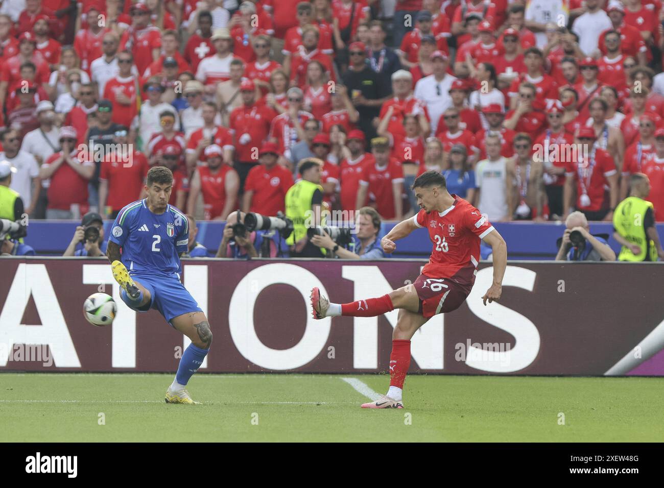 BERLIN, GERMANY - JUNE 29: Giovanni Di Lorenzo of Italy and Fabian ...