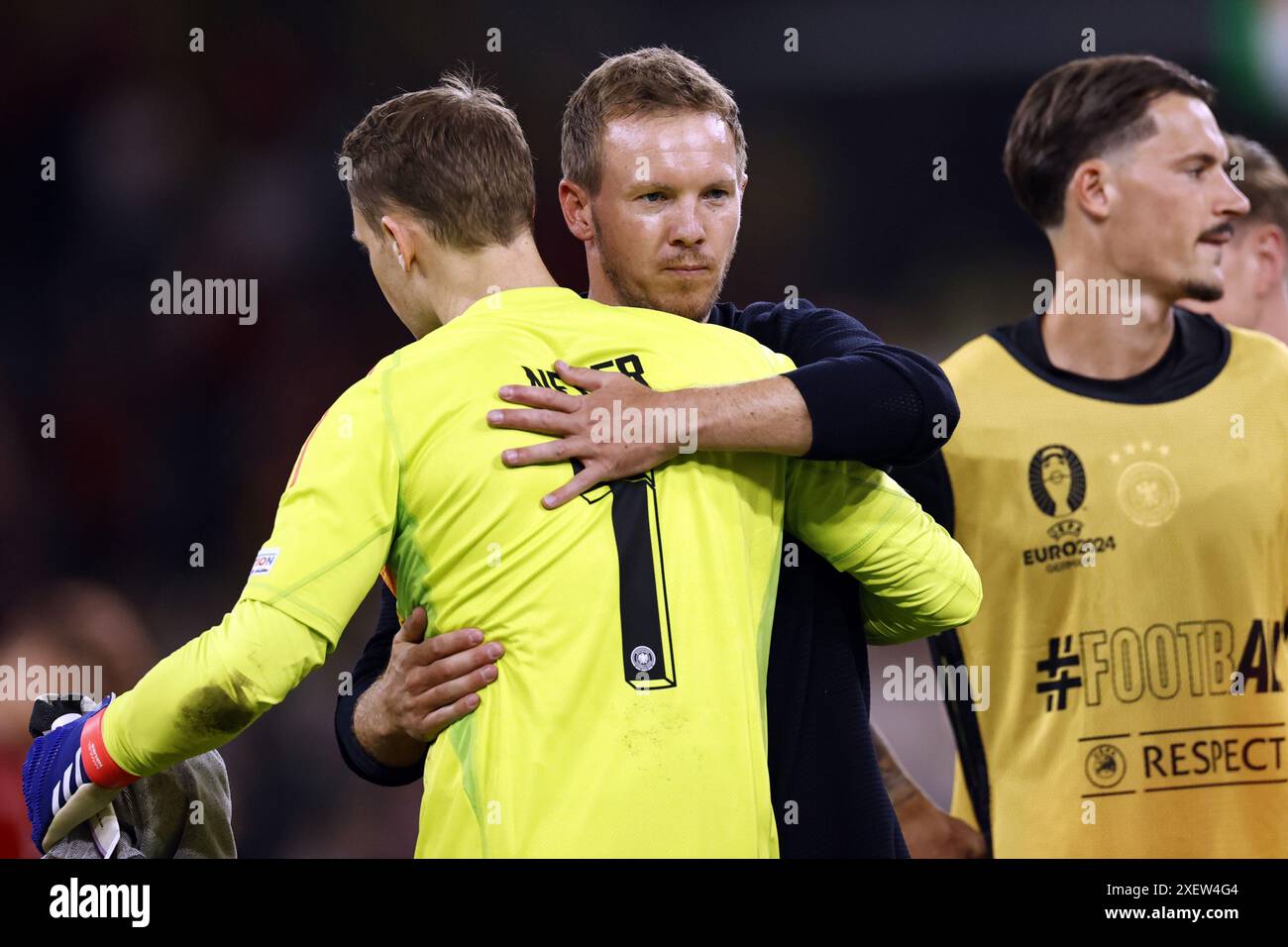 Dortmund - (l-r) Germany goalkeeper Manuel Neuer, Germany coach Julian ...