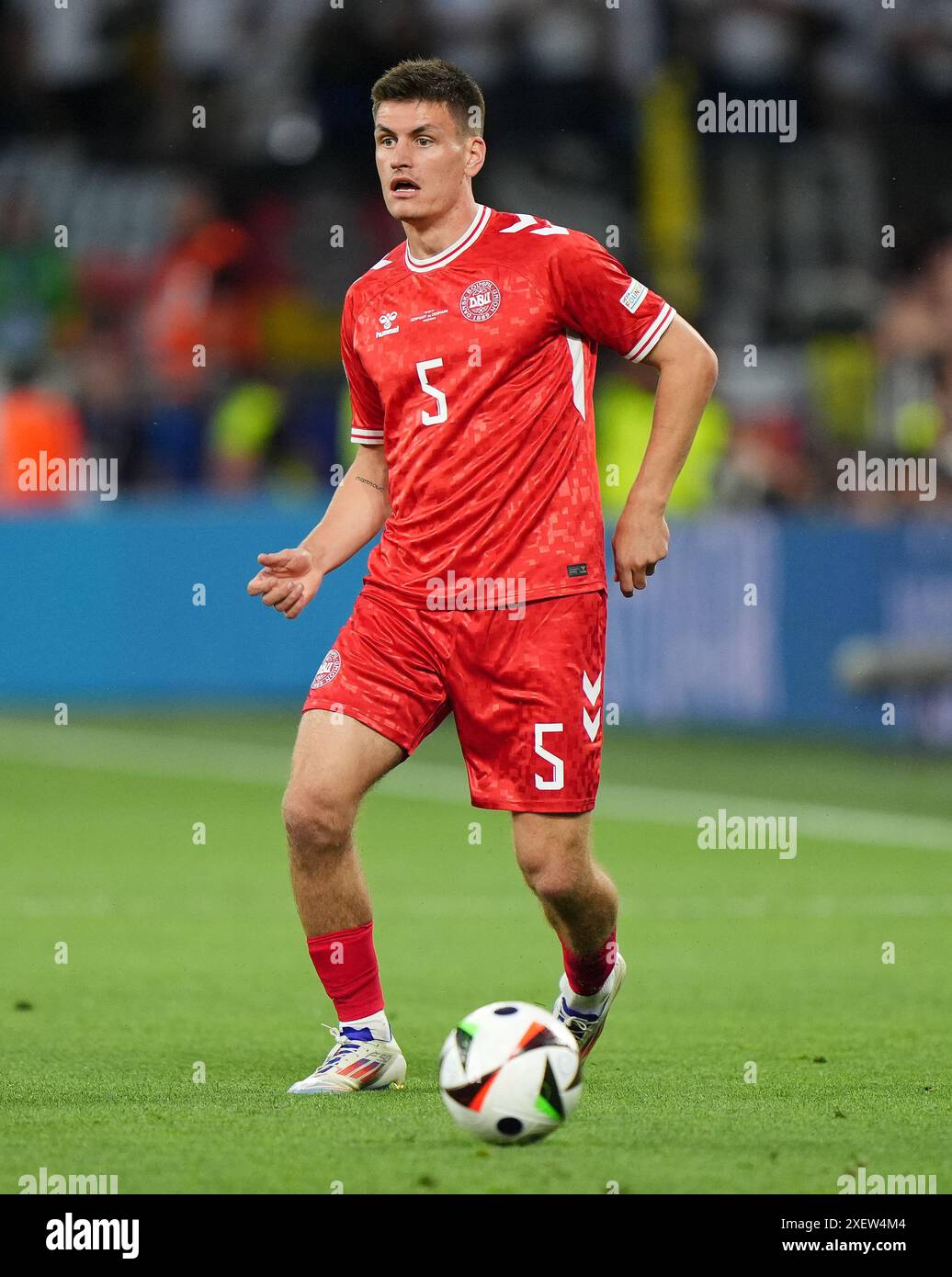 Denmark's Joakim Maehle during the UEFA Euro 2024 round of 16 match at ...