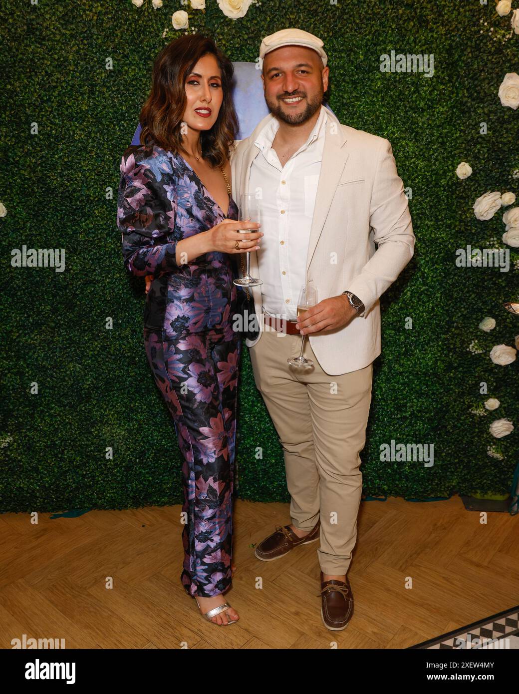 Rabia Bhatty and Sinan Sahin attend the Lady Wimbledon's Big Fat ...