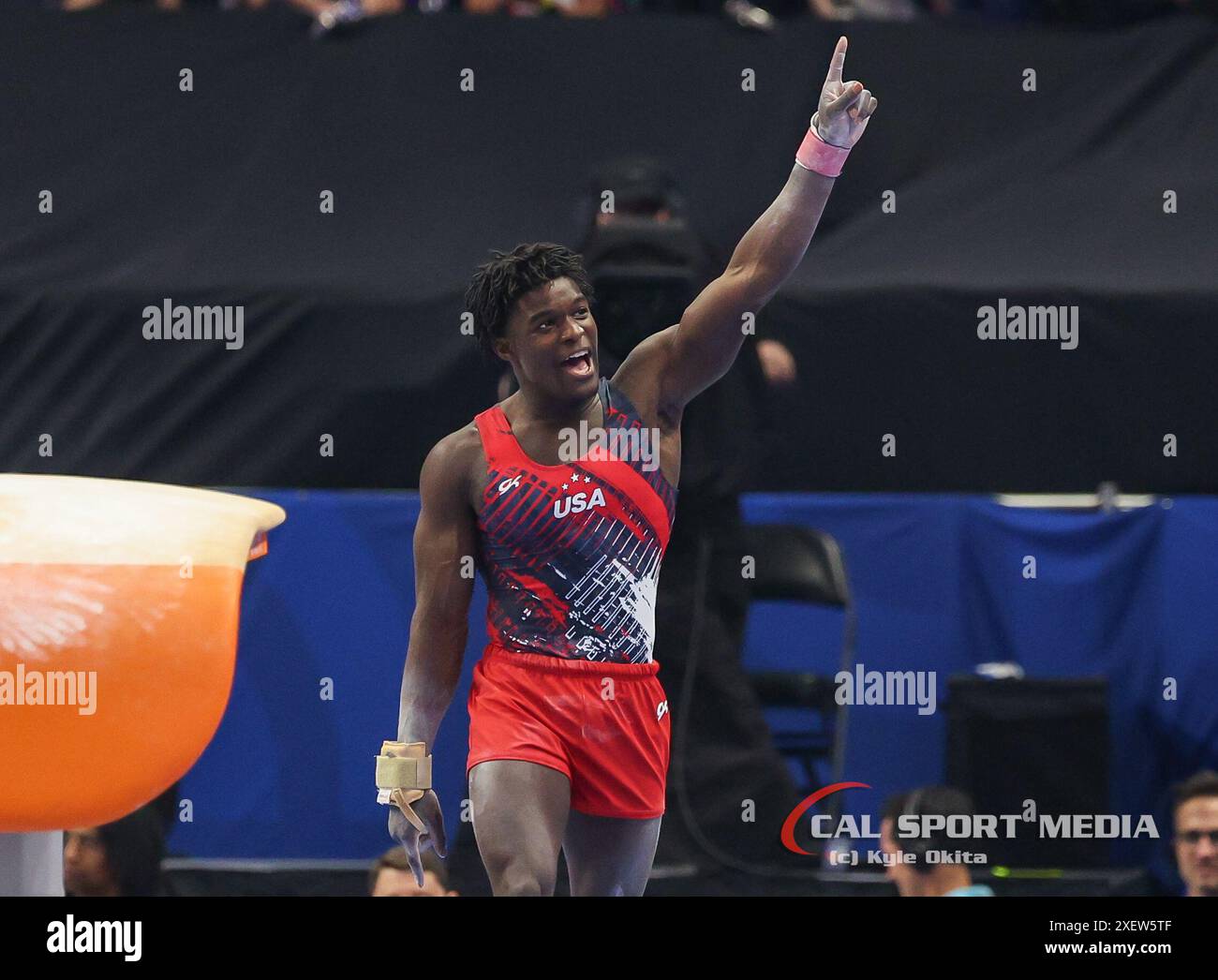 June 29, 2024: Frederick Richard acknowledges the crowd during the 2024 ...
