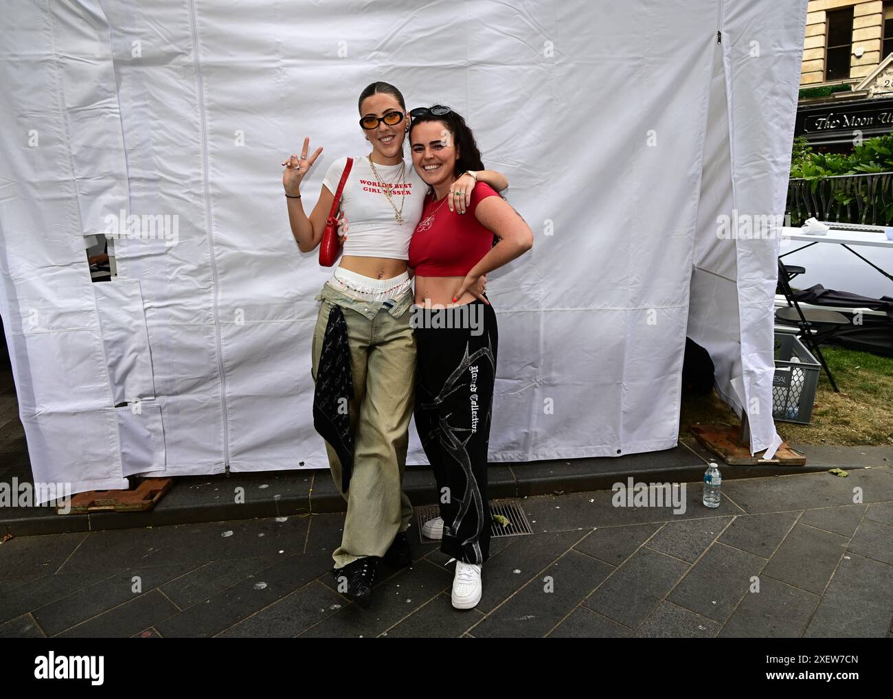 LONDON, UK. 29th June, 2024. Lydia Rodford and Lyvia performs at the ...