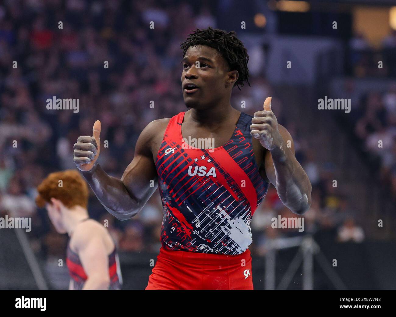 June 29, 2024: Frederick Richard gives a thumbs up during the 2024 ...