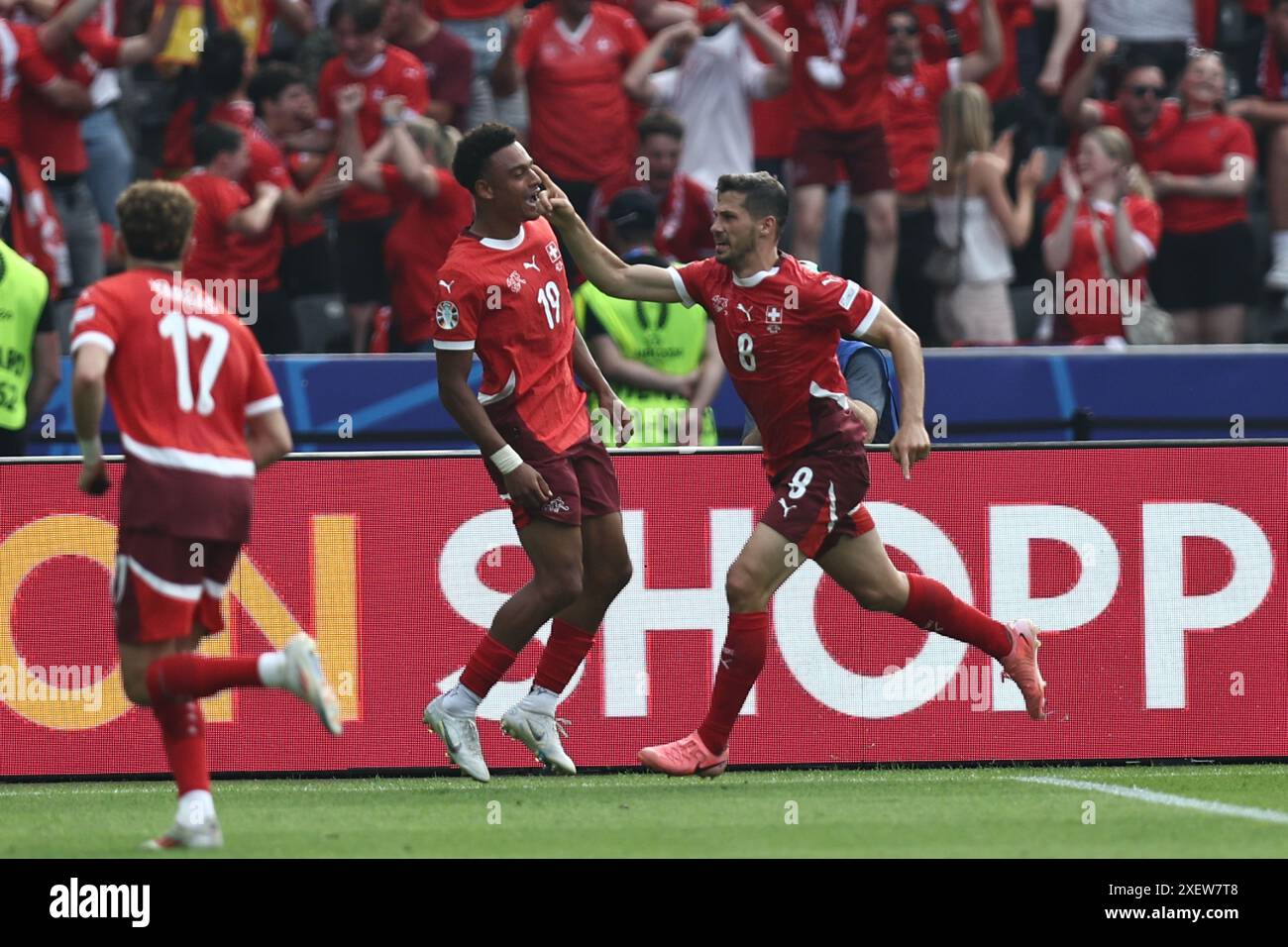 Remo Freuler (Switzerland)Dan Ndoye (Switzerland) ; June 29 ; 2024 ...