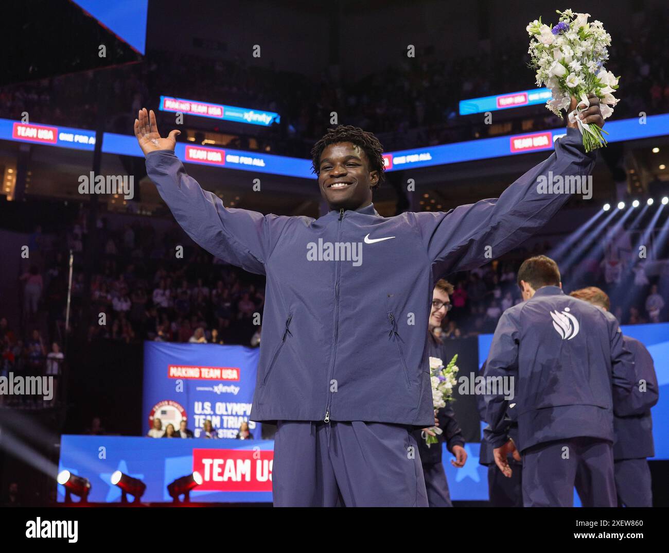 June 29, 2024: Frederick Richard celebrates after being named to the U ...