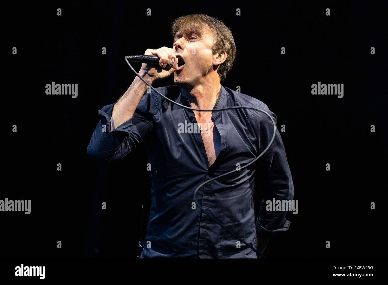 Eden Project, Bodelva, UK 29TH Jun 2024. ,Suede perform at the 2024 ...