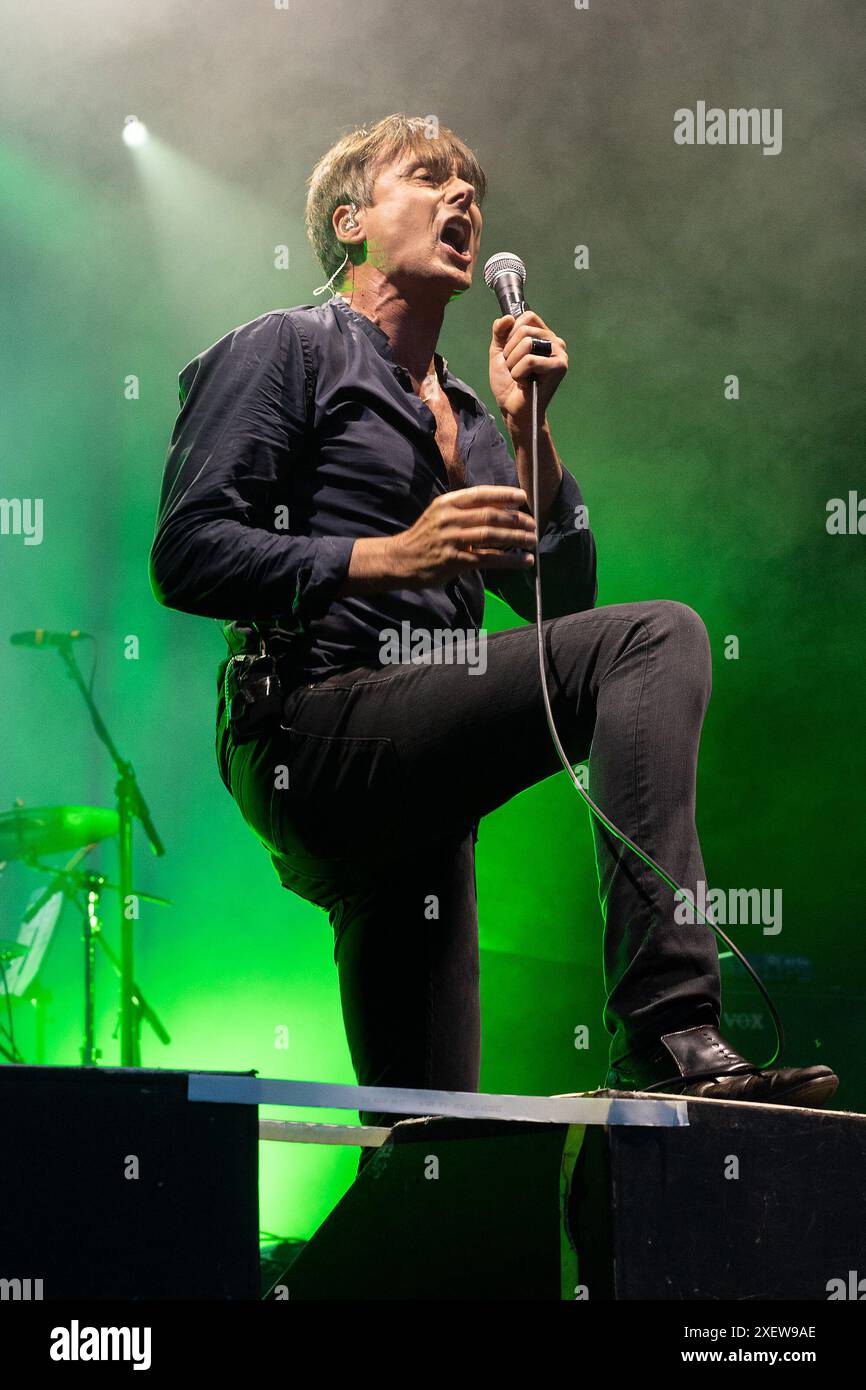 Eden Project, Bodelva, UK 29TH Jun 2024. ,Suede perform at the 2024 ...