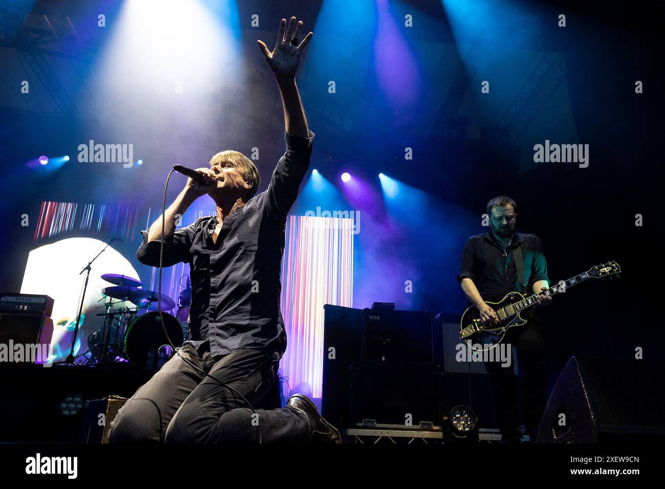 Eden Project, Bodelva, UK 29TH Jun 2024. ,Suede perform at the 2024 ...