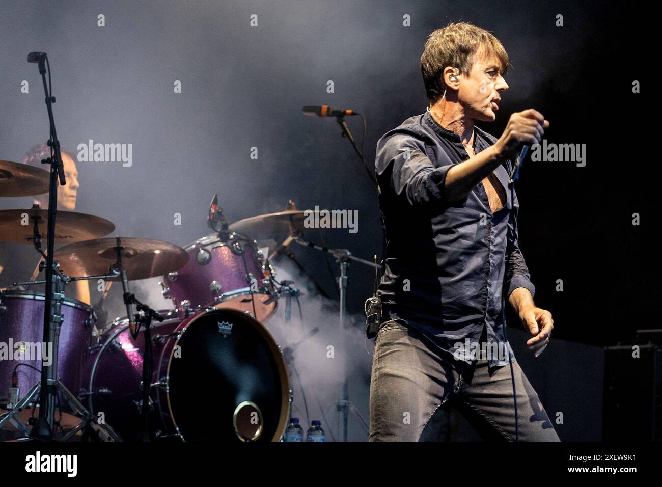Eden Project, Bodelva, UK 29TH Jun 2024. ,Suede perform at the 2024 ...