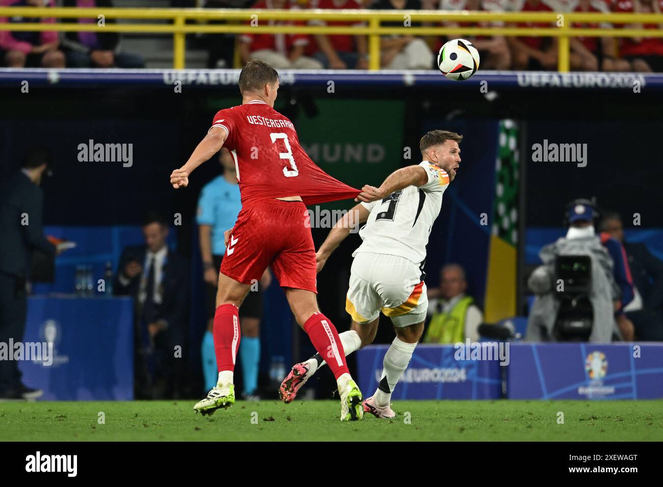 Niclas Fullkrug (Germany)Jannik Vestergaard (Denmark) during the UEFA ...