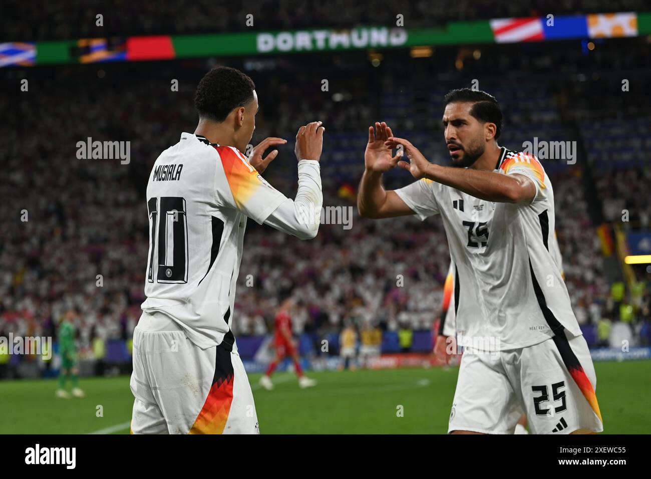 Jamal Musiala (Germany)Emre Can (Germany) during the UEFA Euro Germany ...