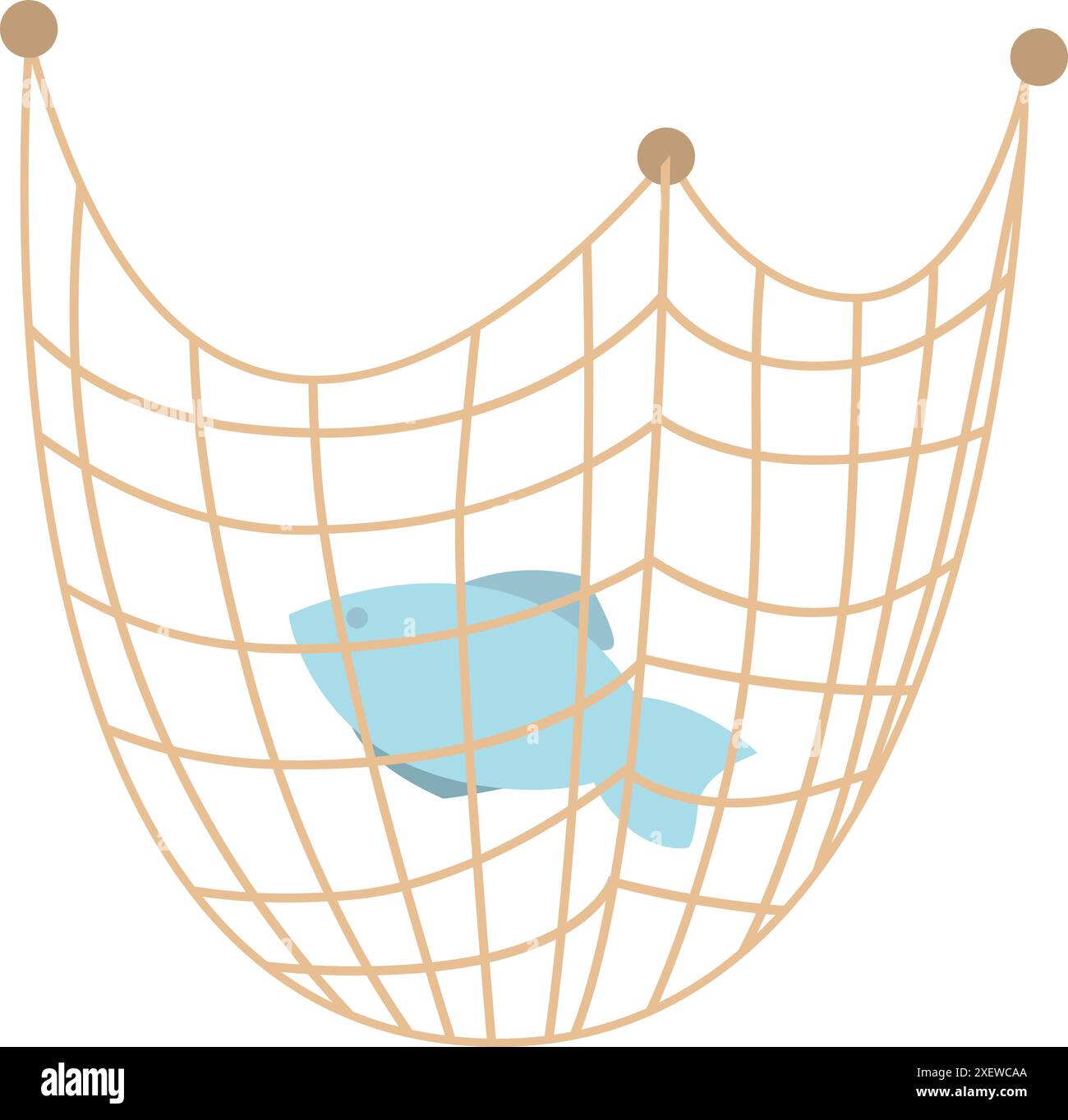 Fish catching trap Stock Vector Images - Alamy