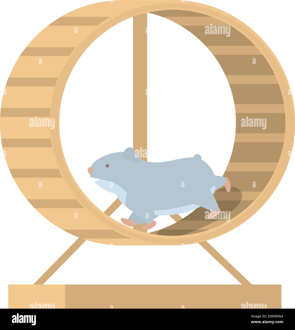 Pet hamster cage wheel Cut Out Stock Images & Pictures - Alamy