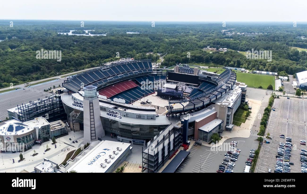 Foxborough, Ma, USA. 26th June, 2024. Gillette Stadium, home to the ...