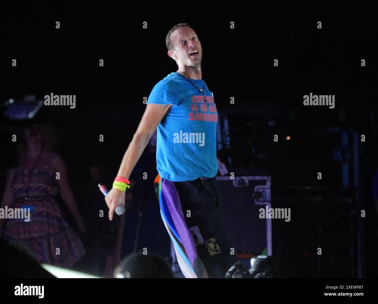 Glastonbury festival 2024 coldplay hi-res stock photography and images ...