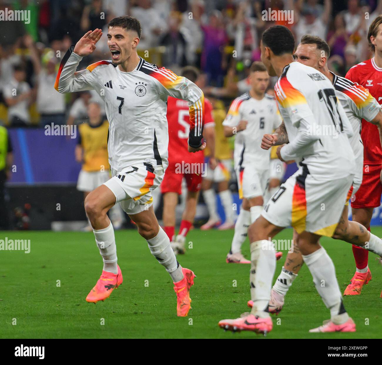 Dortmund, Germany. 29 Jun 2024 - Germany v Denmark - UEFA Euro 2024 ...