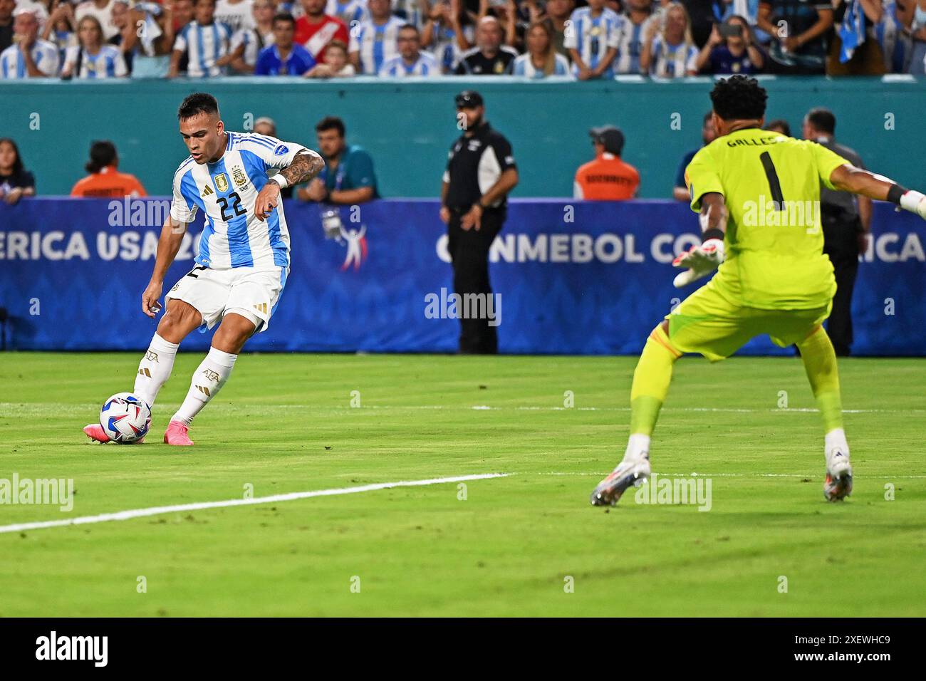 Lautaro martinez copa america 2024 hi-res stock photography and images ...