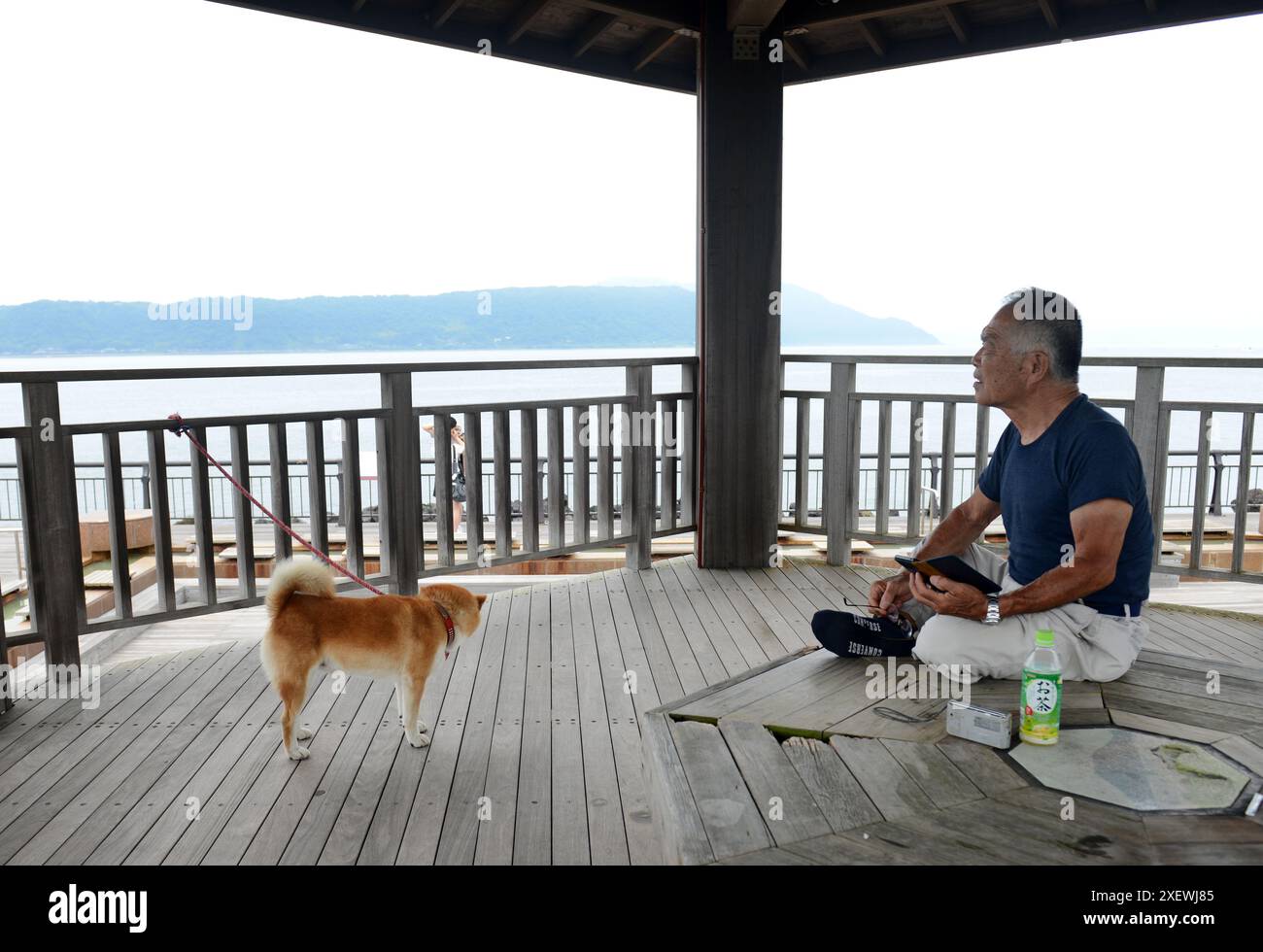 The Sakurajima Volcanic Shore Park and Footbath at the Sakurajima ...