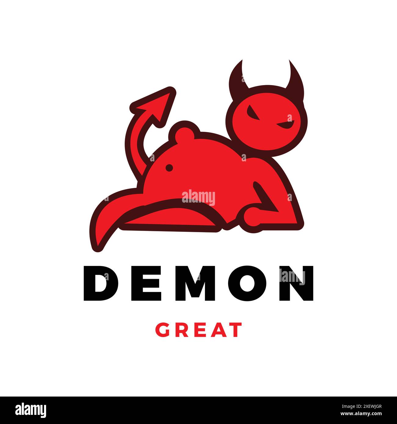 Demon concept abstract Stock Vector Images - Alamy