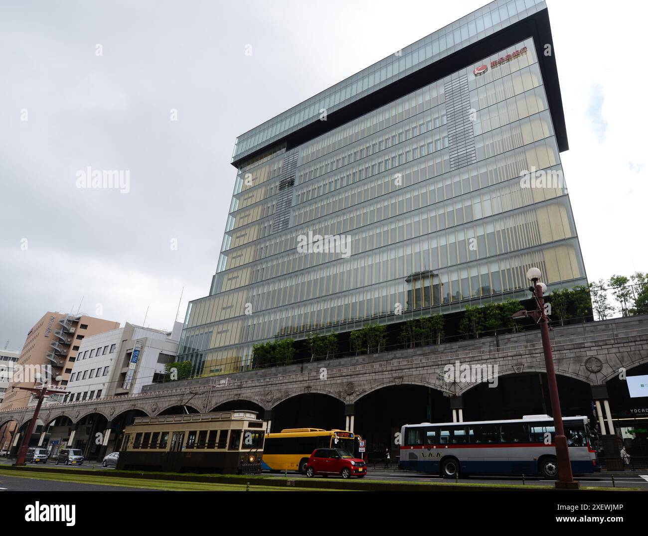 Kagoshima bank head office building in Kagoshima, Japan Stock Photo - Alamy