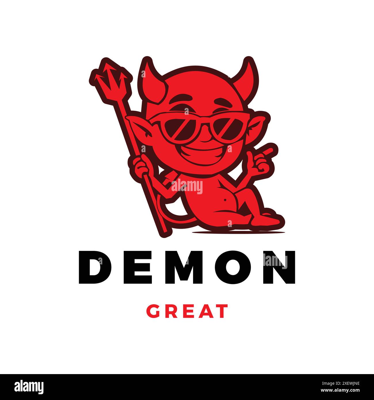 Demon concept abstract Stock Vector Images - Alamy