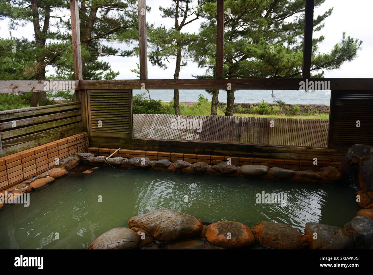 The Kyukamura hotel in Ibusuki, Japan Stock Photo - Alamy