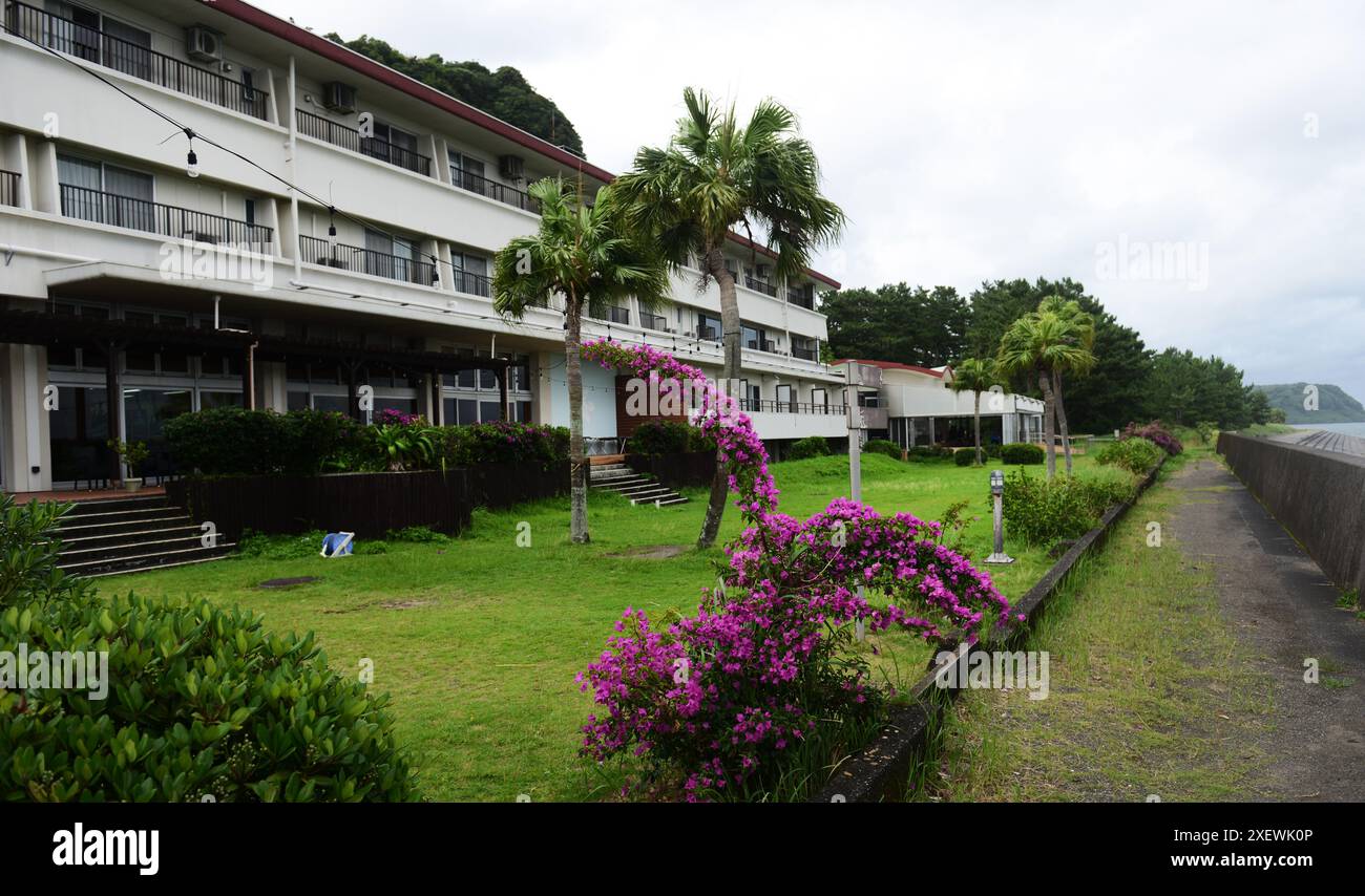The Kyukamura hotel in Ibusuki, Japan Stock Photo - Alamy