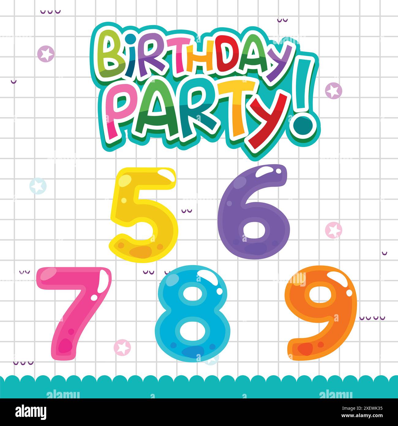 Birthday candle number Vector illustration Hand drawn doodle numbers Stock Vector Image & Art ...