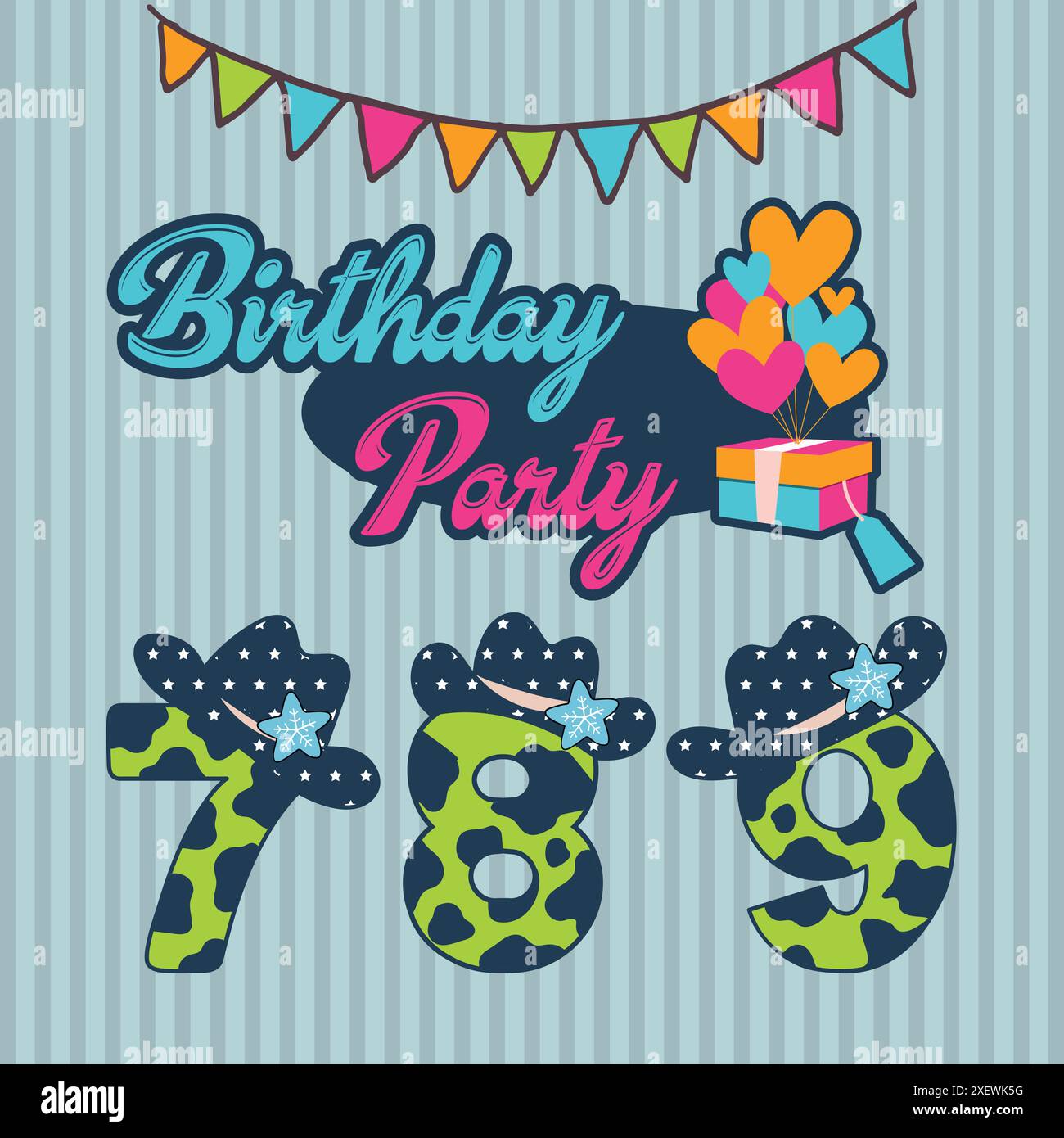 Birthday candle number Vector illustration Hand drawn doodle numbers Stock Vector Image & Art ...