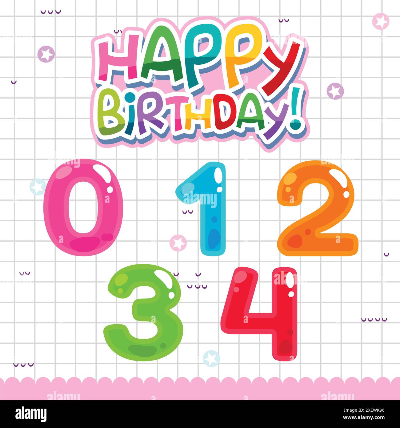 Birthday candle number Vector illustration Hand drawn doodle numbers Stock Vector Image & Art ...