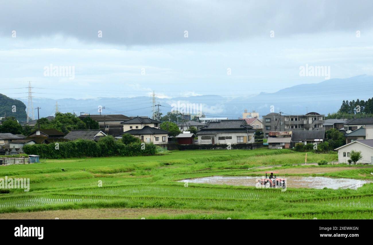 Agricultural landscapes in Southern Kyushu, Japan Stock Photo - Alamy