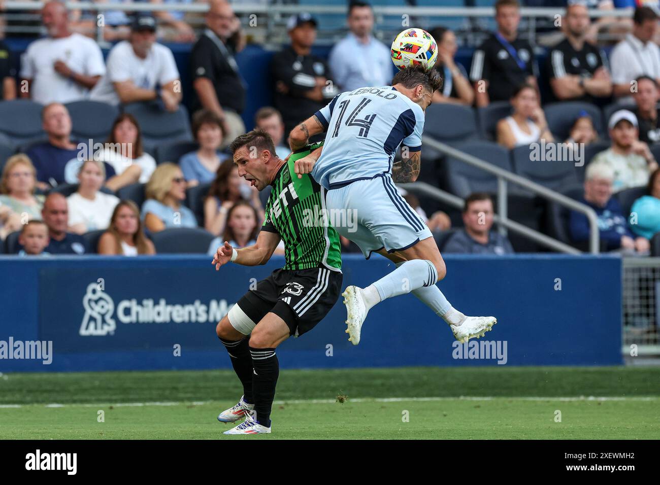 Kansas City, KS, USA. 29th June, 2024. Sporting Kansas City defender ...