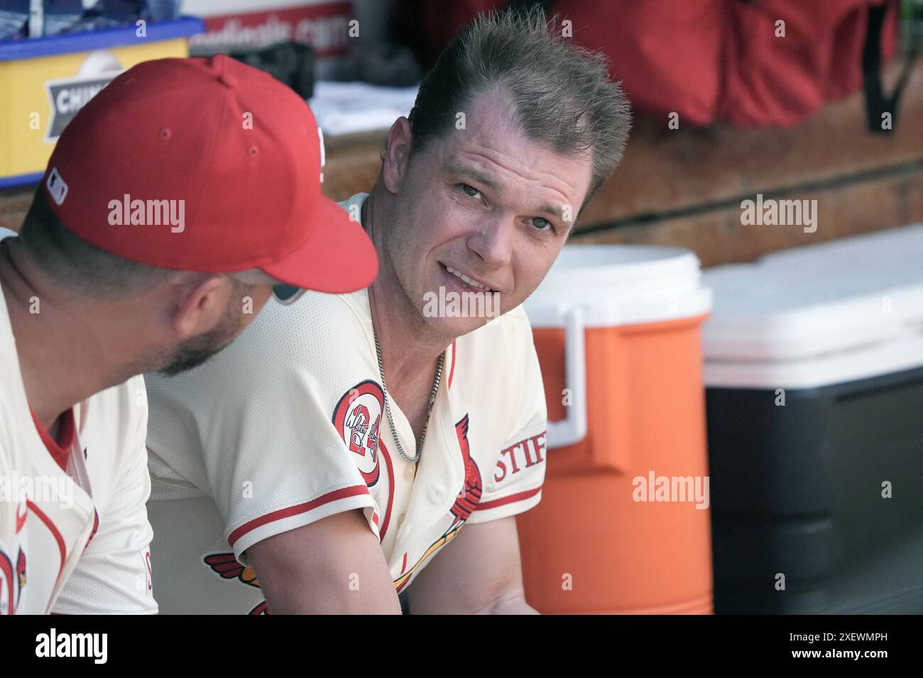 St. Louis, United States. 29th June, 2024. St. Louis Cardinals starting ...